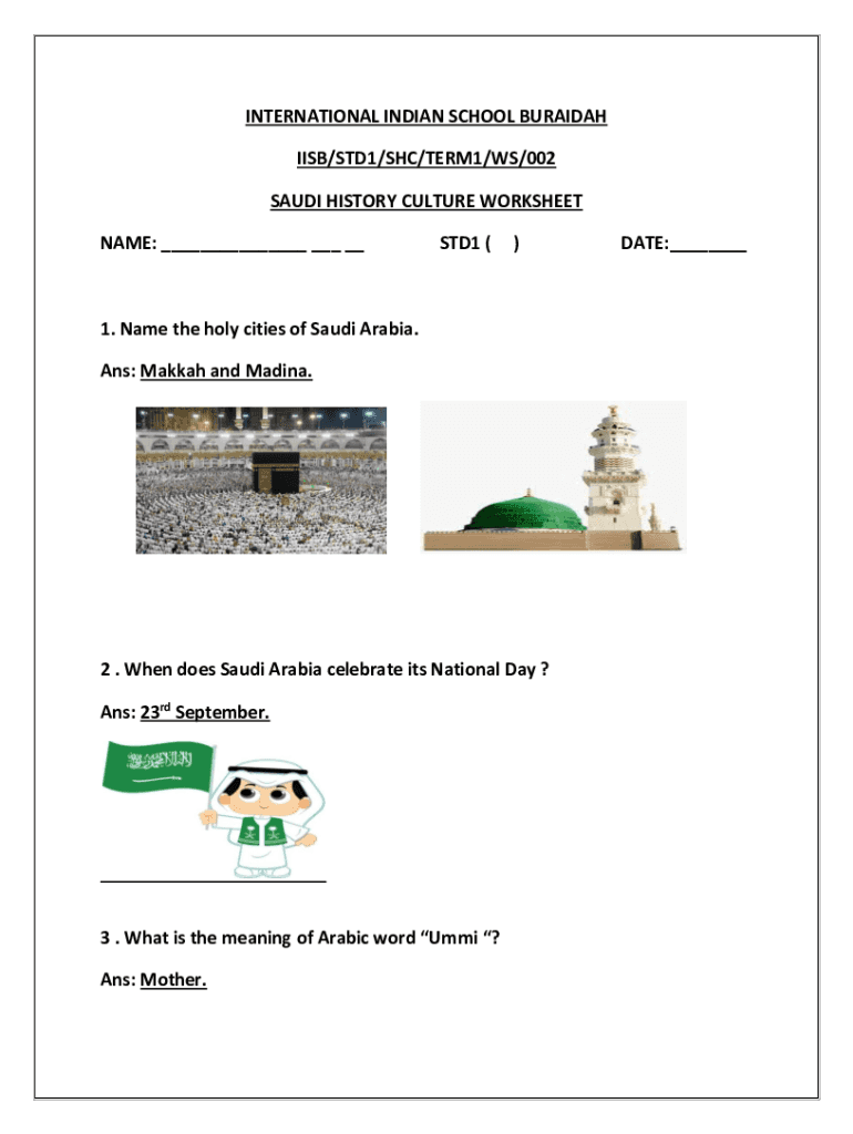 Fillable Online Surooh International Indian School Makkah - Girls ...