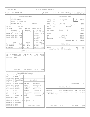 Fillable Online Reading Your Property Record Card Fax Email Print ...