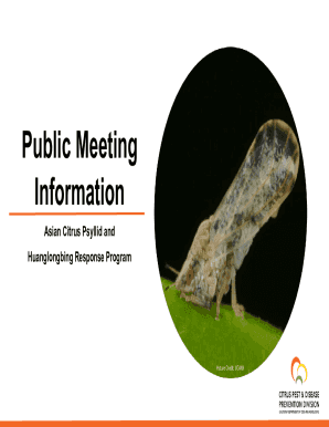 Fillable Online Asian Citrus Psyllid and Huanglongbing Disease ... - UC ...
