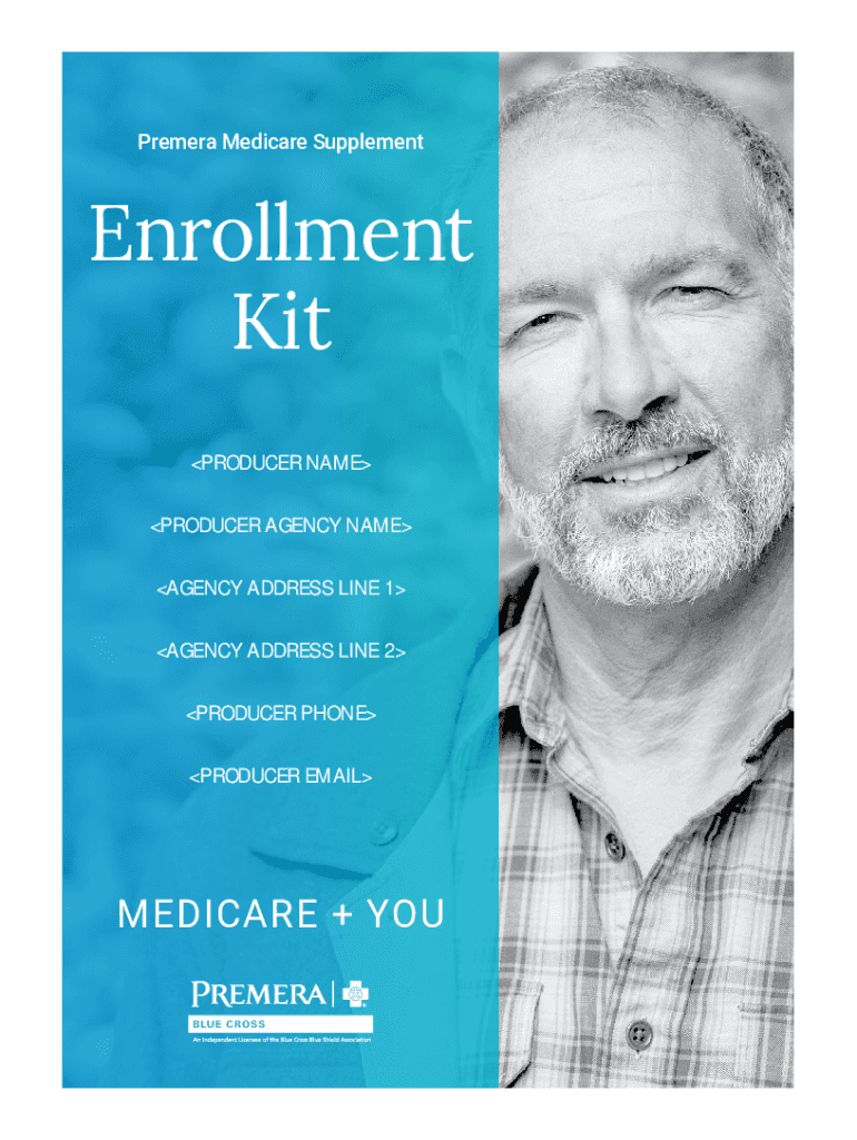 Fillable Online Med Supp Digital Enrollment Kit Producer PBC. Premera ...