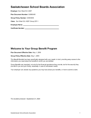 Fillable Online Sun West School Division No. 207 of Saskatchewan - NET ...