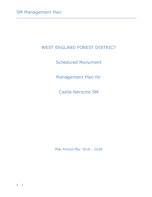 Fillable Online Small Woodland Management Plan 1. Approval Criteria Fax ...