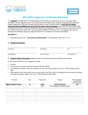 Fillable Online Your 2023-24 Free Application for Federal Student Aid (FAFSA) was selected for ...