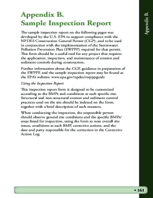 Fillable Online 16 inspection report sample for construction Fax Email ...