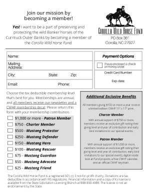 Fillable Online Member return form Fax Email Print - pdfFiller
