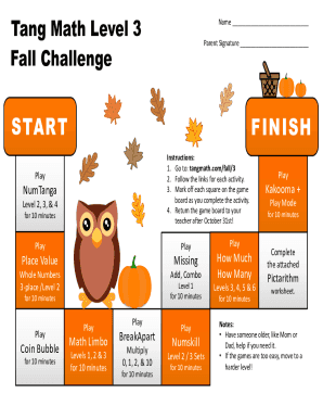 Fillable Online Tang Math Level 3 Fall Challenge - cloudfront.net Fax ...