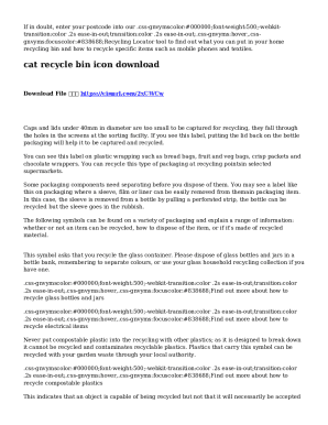 Fillable Online Cat Recycle Bin Icon Download Fax Email Print - pdfFiller