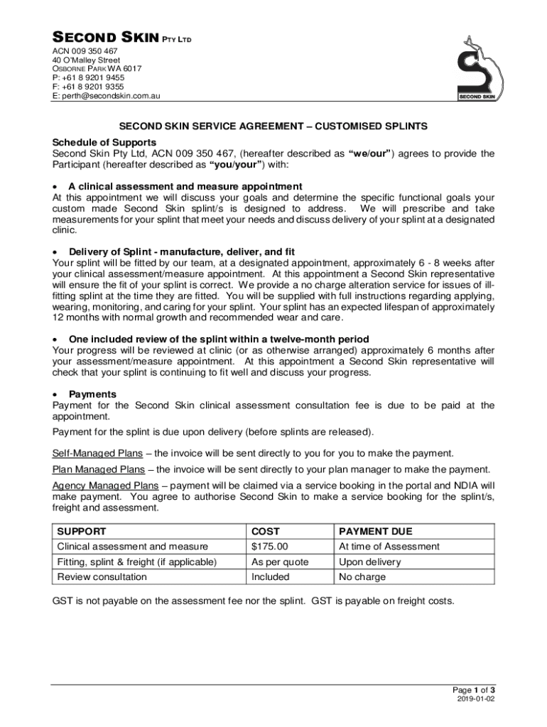 Fillable Online Frequently Asked Questions - Second Skin Help Center ...