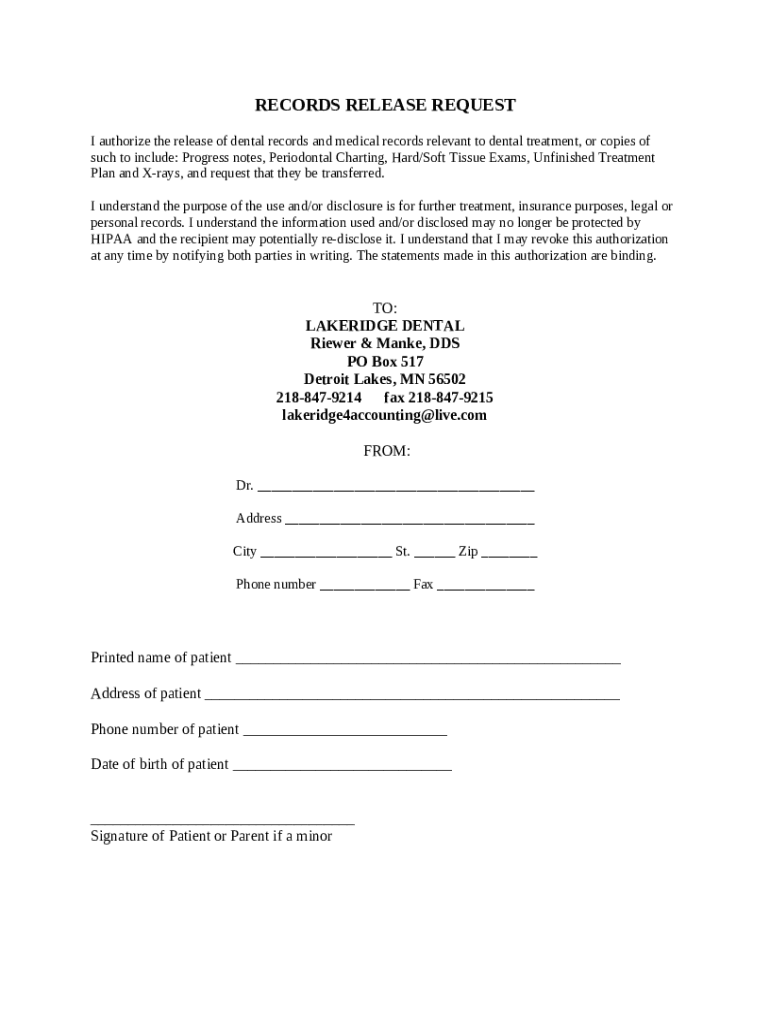 Dental Authorization Requirement Tables Doc Template | pdfFiller