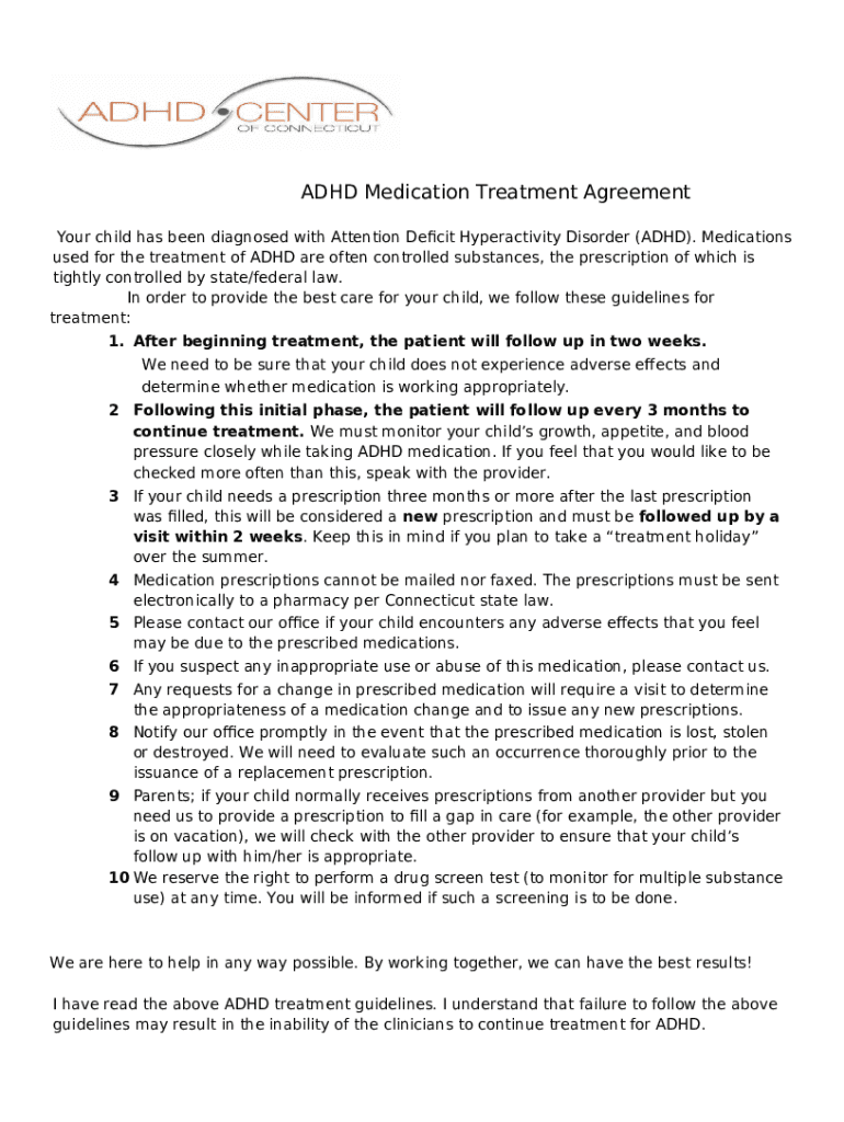 Treatment of attention deficit hyperactivity disorder in children ...