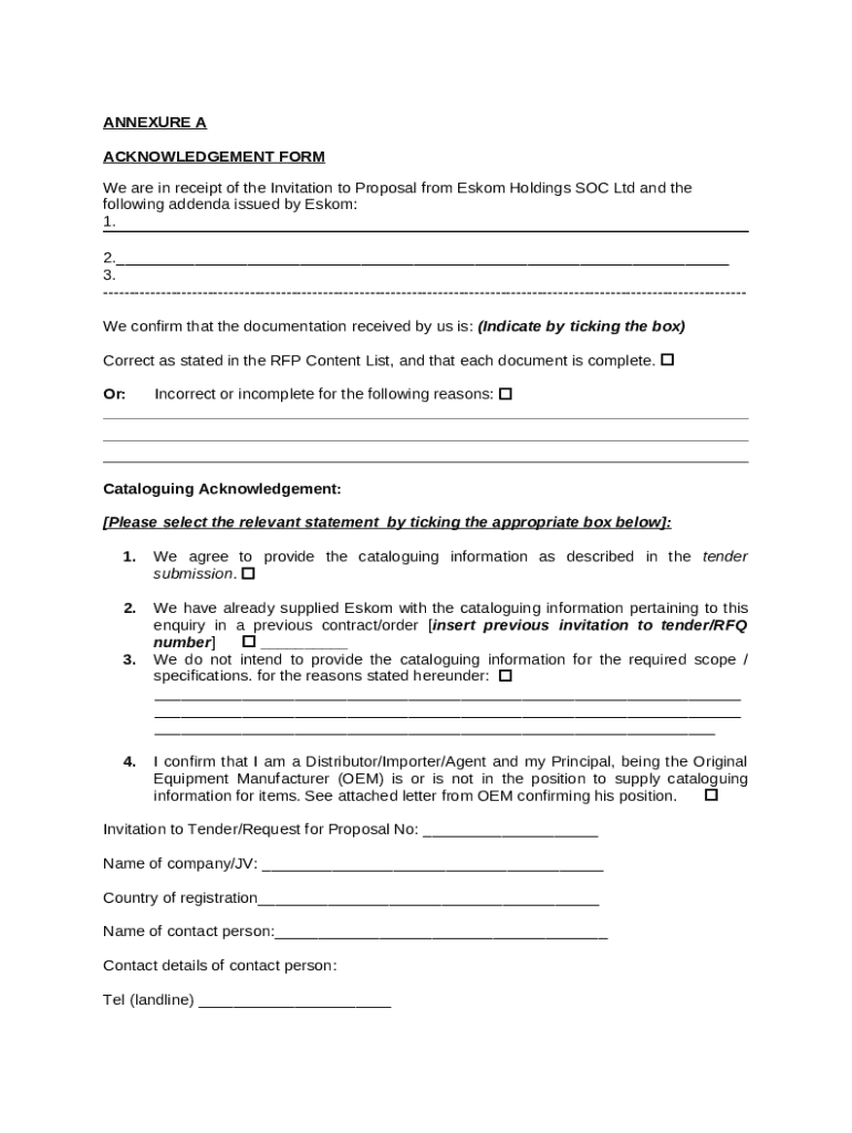 Request for Proposal (RFP) Document Identifier 240- ... Doc Template | pdfFiller