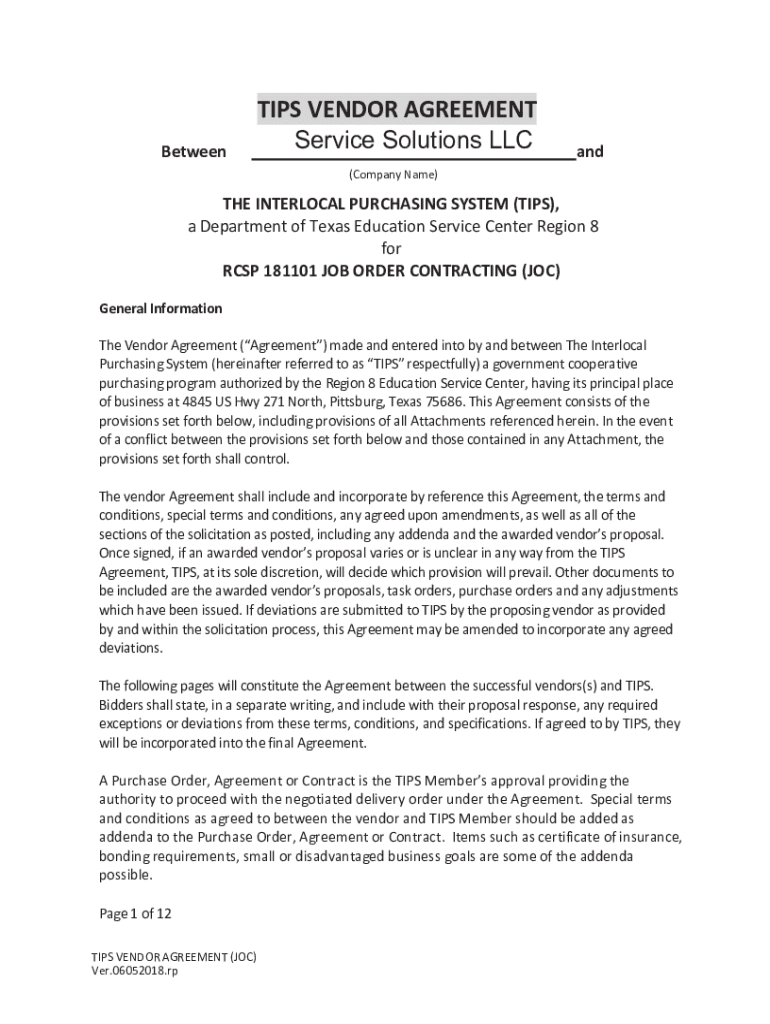 Fillable Online Procurement Solicitation Document The Interlocal ...