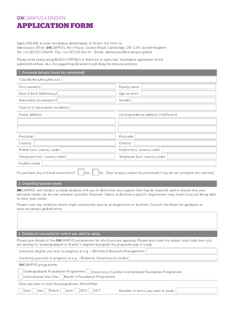Fillable Online Please write neatly using BLOCK CAPITALS in black ink or typescript Fax Email ...