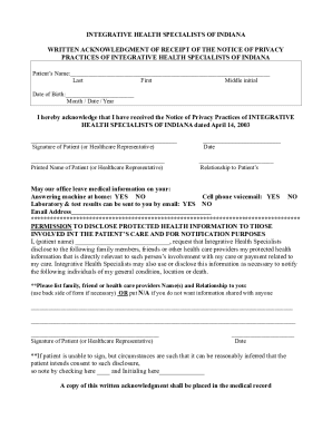 Fillable Online New Patient Forms and initial visit. Fax Email Print ...