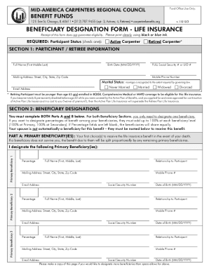 Fillable Online Construction Pension Fund - Benefit Options ...