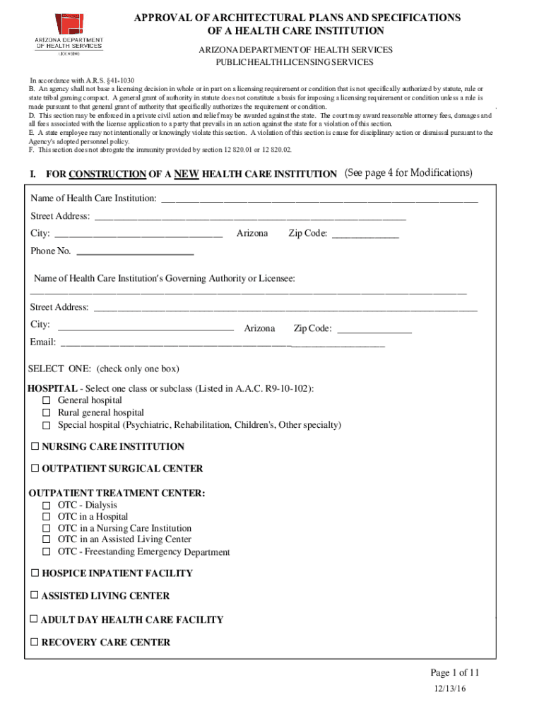 Fillable Online Fillable I. HEALTH CARE INSTITUTION INFORMATION ... Fax ...