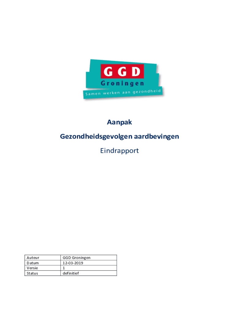 Invulbaar Online ggd groningen Aardbevingen en gezondheidGGD Groningen Faxnummer Email Afdrukken ...