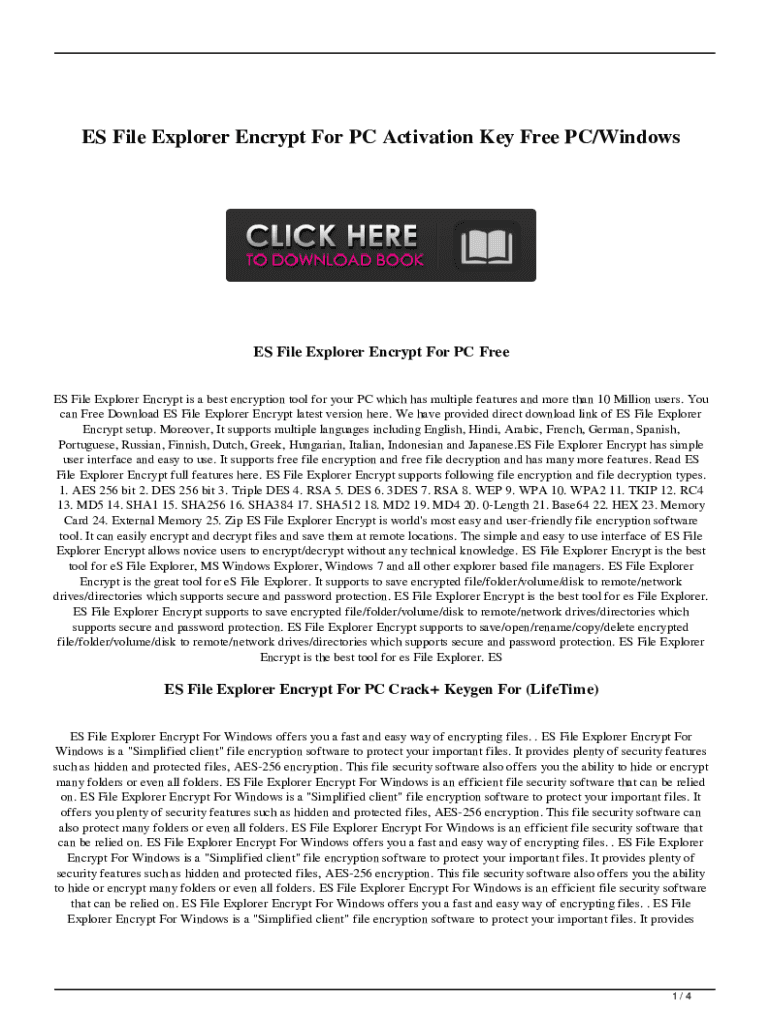 Fillable Online How exactly does ES File Explorer for Android encrypt ... Fax Email Print ...