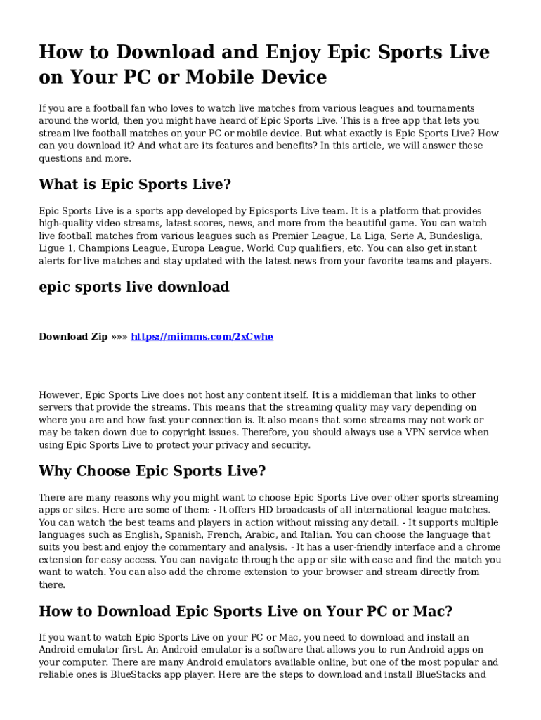 Fillable Online What are some low quality football streaming sites ...