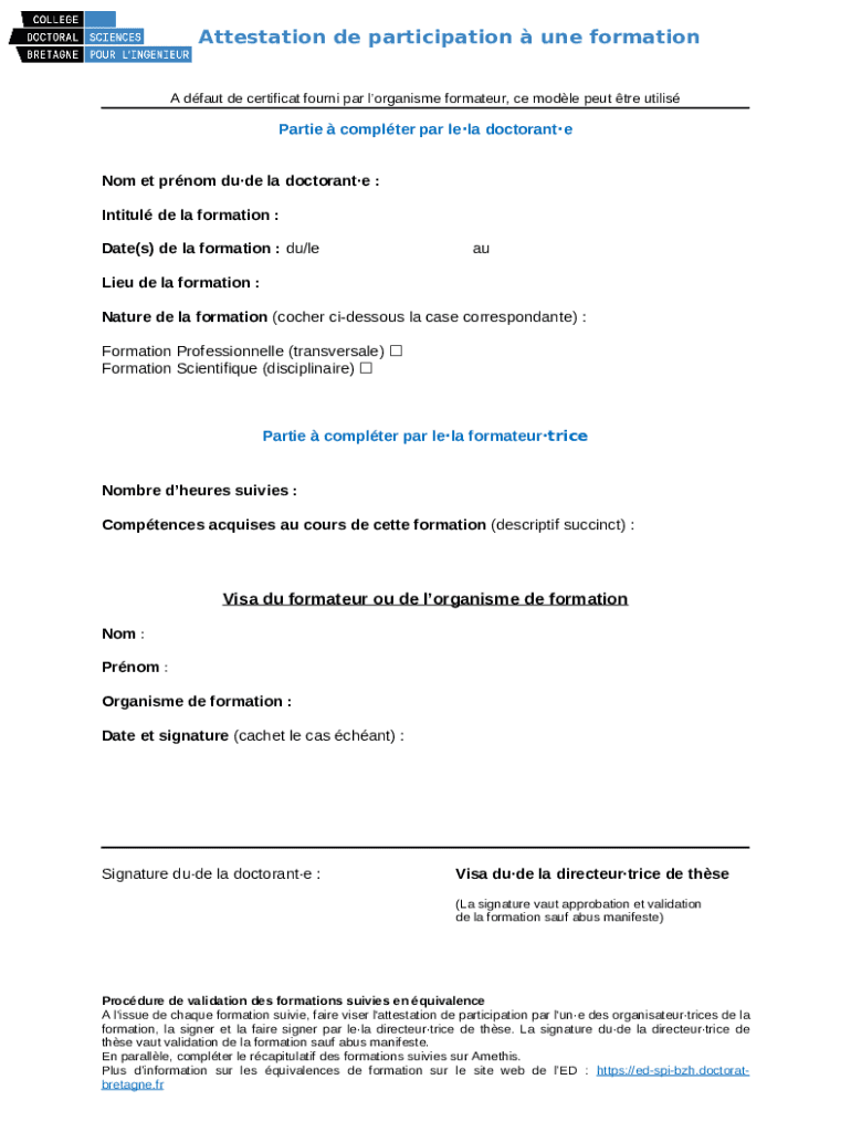 Organismes de ation : preuve de la ralit de l'action ... Doc Template | pdfFiller