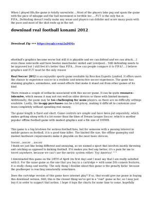 Fillable Online Re: FIFA STATE OF (GAME)PLAY - REPOST - Answers HQ Fax ...