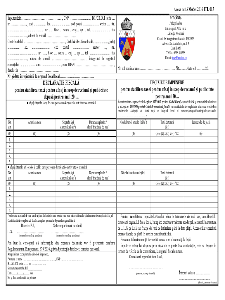 Fillable Online itl-015-cerere-pentru-eliberarea-certificatului-de ...