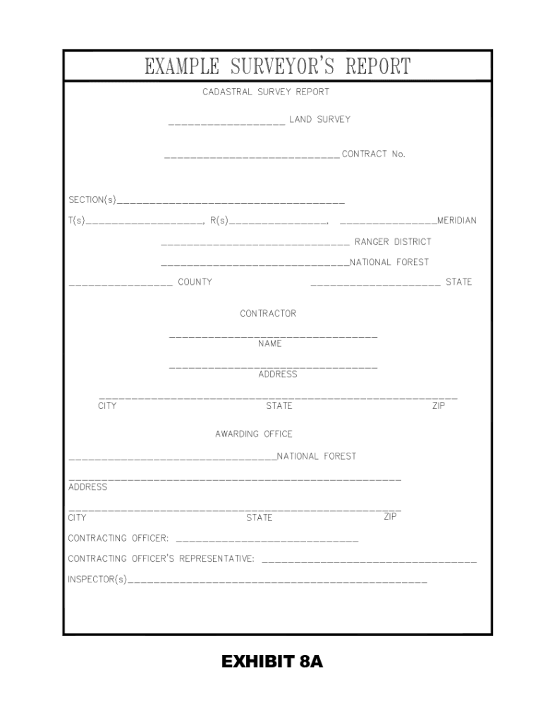 Fillable Online Independent Surveyor Agreement EXAMPLE Fax Email Print ...