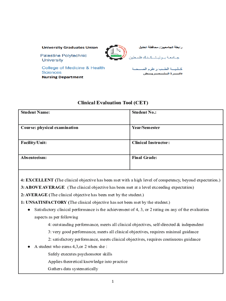 Fillable Online PNUR250 CPET SAMPLE (pdf) Fax Email Print - pdfFiller