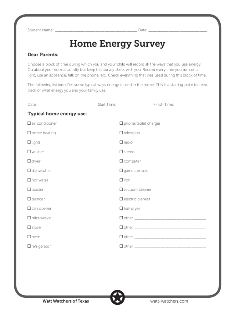 Fillable Online Do-It-Yourself Home Energy Assessments Fax Email Print ...