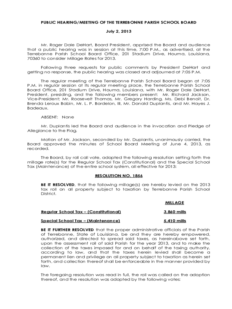 Fillable Online Roger Dale DeHart, Board President, apprised the Board ...