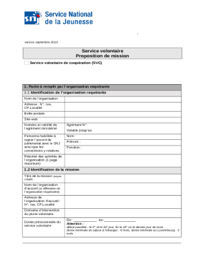 Proposition de mission Doc Template | pdfFiller