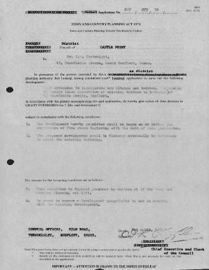 Fillable Online apps castlepoint gov Planning application decision ...