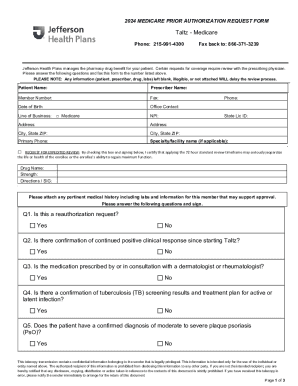 Fillable Online 2024 MEDICARE PRIOR AUTHORIZATION REQUEST FORM Fax ...