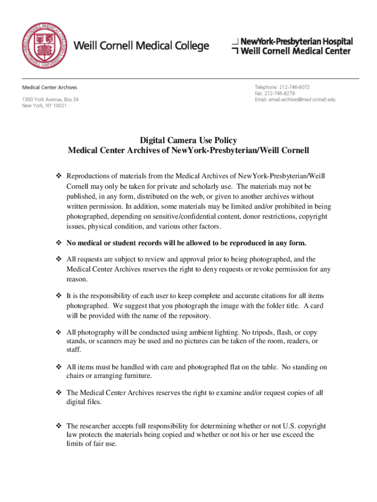 Fillable Online library weill cornell The Emergency Department ...