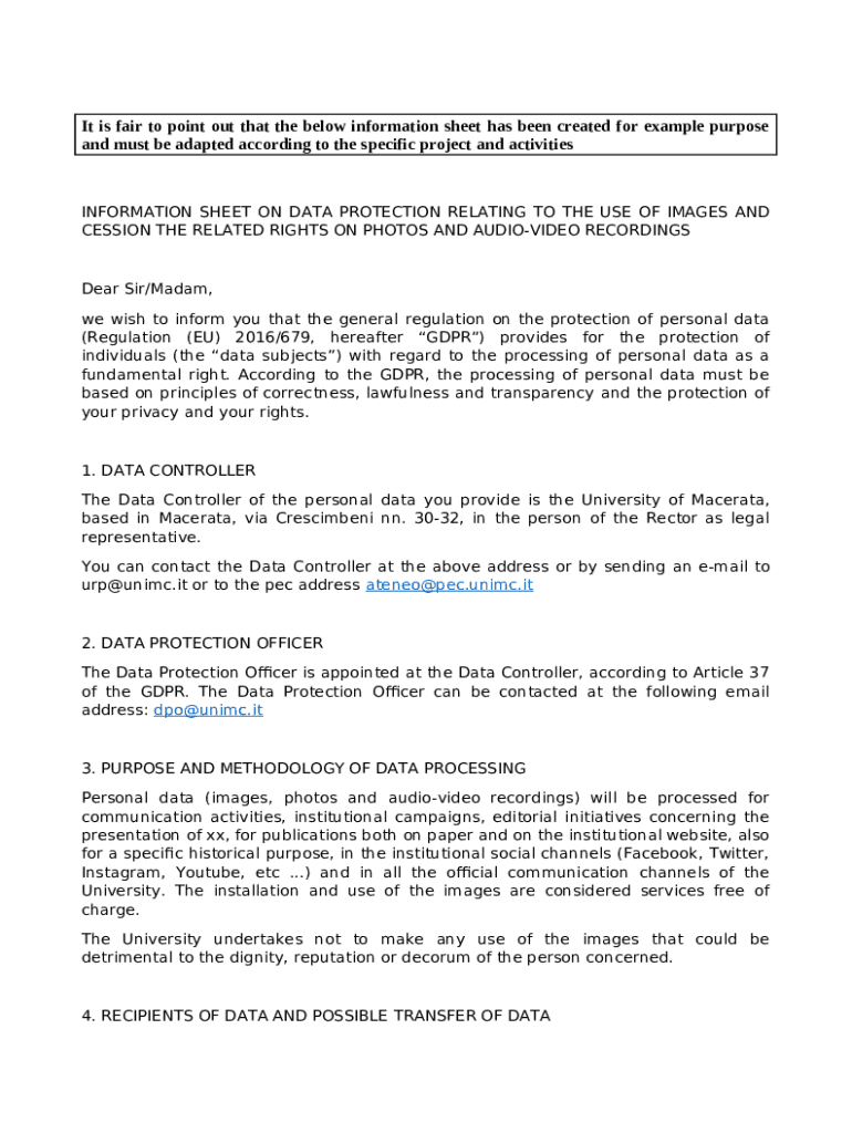 ination-sheet-on-video-and-photos. ... Doc Template | pdfFiller