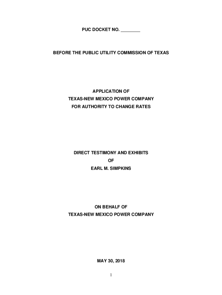 Fillable Online PUC DOCKET NO.BEFORE THE PUBLIC ... Fax Email Print ...