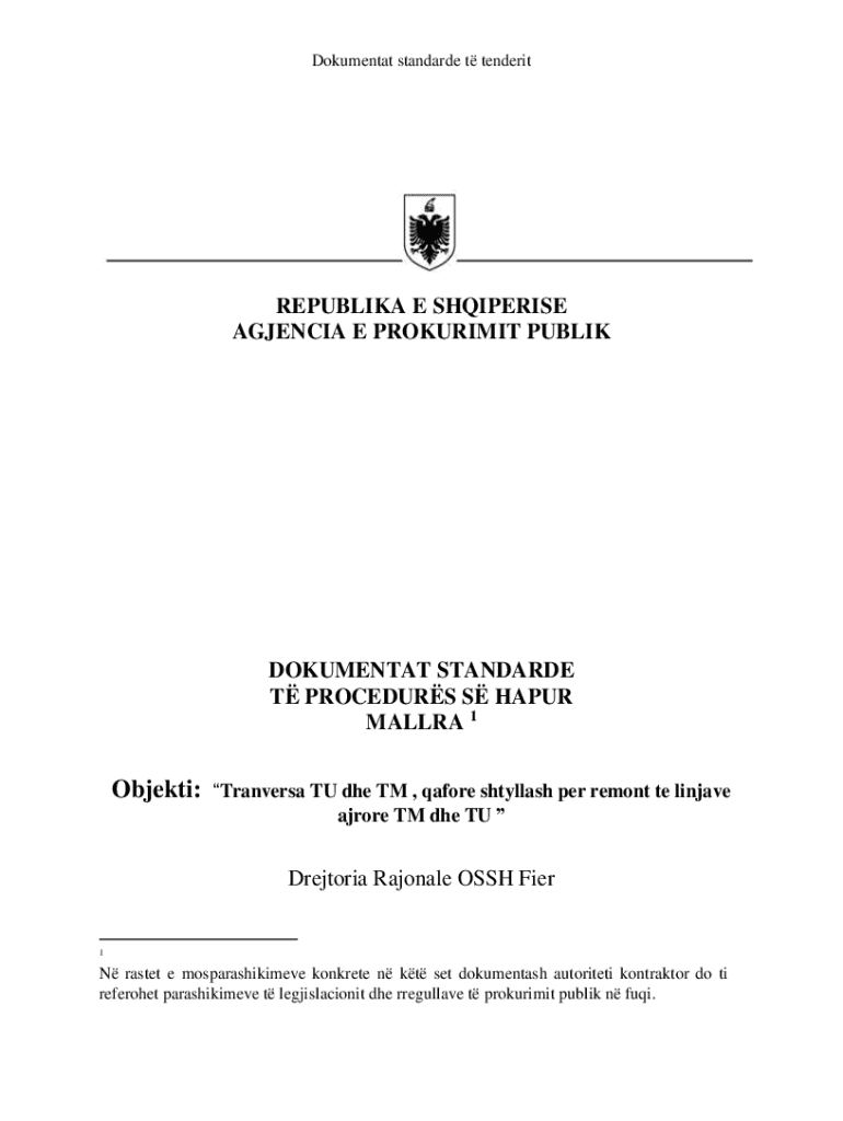 Fillable Online Tranversa TU dhe TM , qafore shtyllash per remont te ...