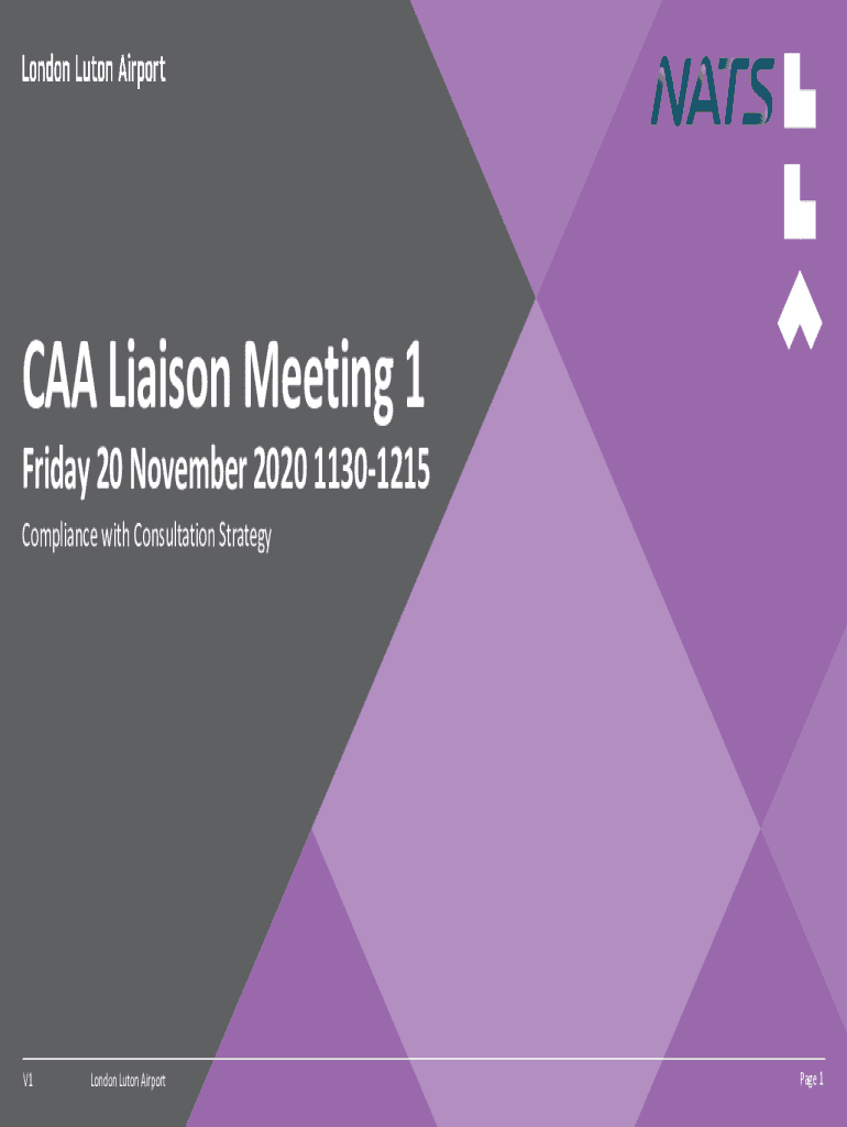 Fillable Online London Luton Airport arrival routes airspace change ...