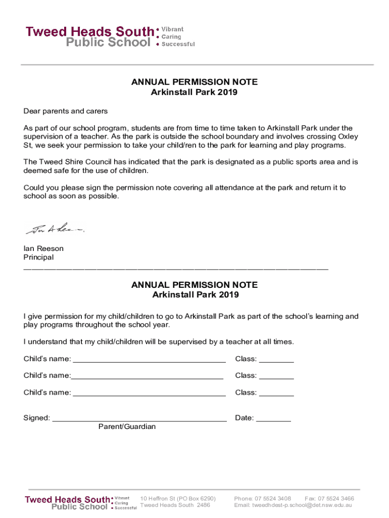Fillable Online Acknowledgment Form 2019-2020 School Year Fax Email ...