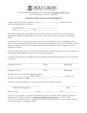 Fillable Online student-field-day-trip-activity-request-form. ... Fax ...