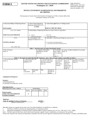 MASCO CORP /DE/ MAS Doc Template | pdfFiller