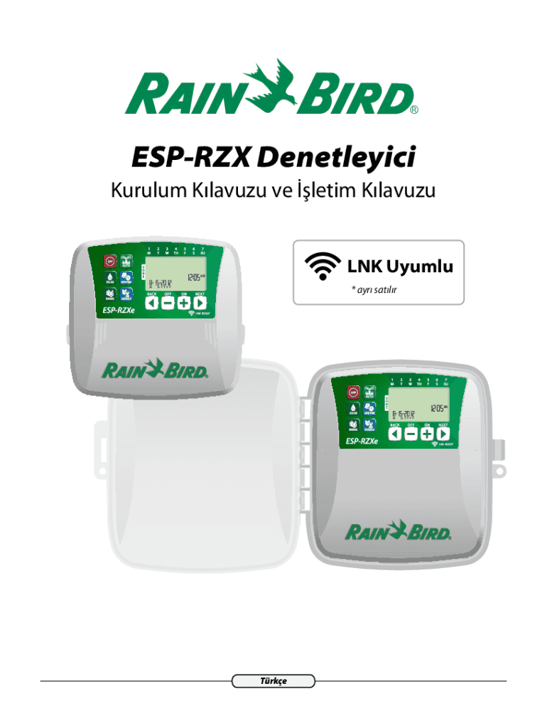 Fillable Online Rain Bird ESP-RZX - Overview & System Basics - YouTube ...