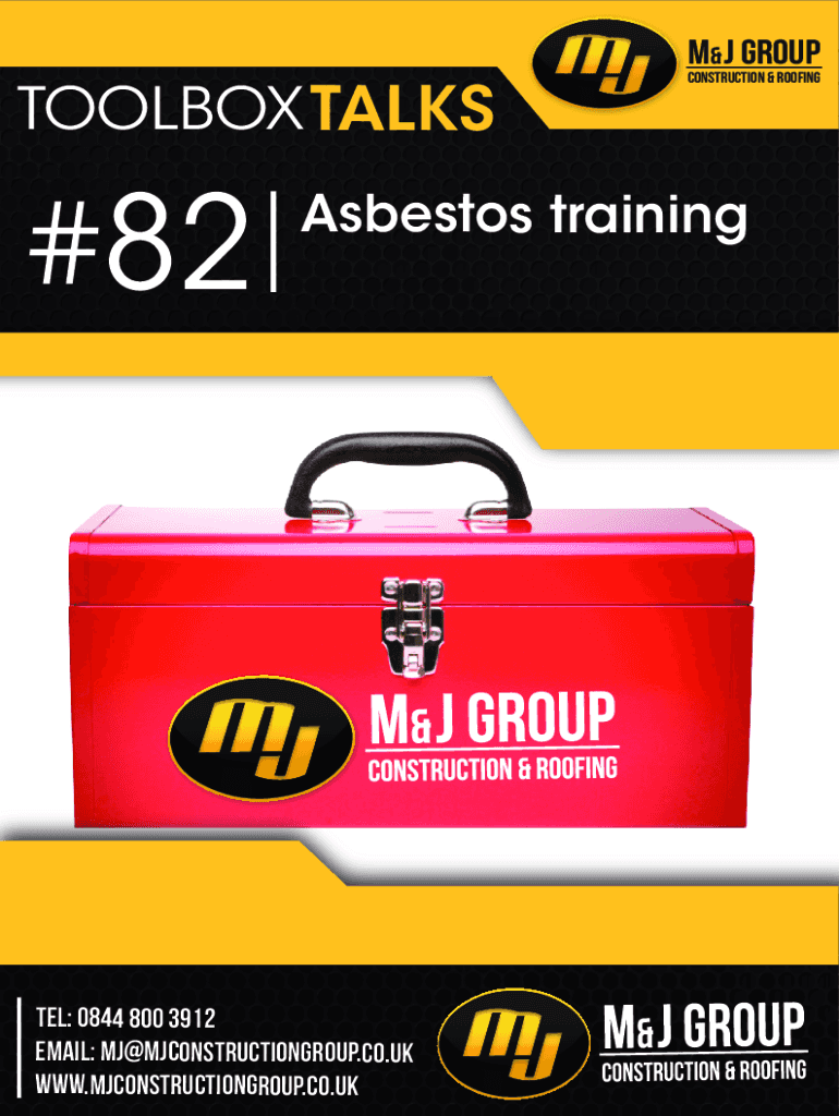 Fillable Online Evaluation of toolbox safety training in construction ...