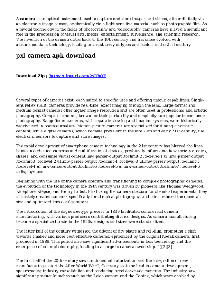 Fillable Online Pxl Camera Apk Download Fax Email Print - pdfFiller