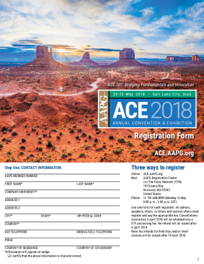 Fillable Online ACE Registration Step 2 Fax Email Print - pdfFiller