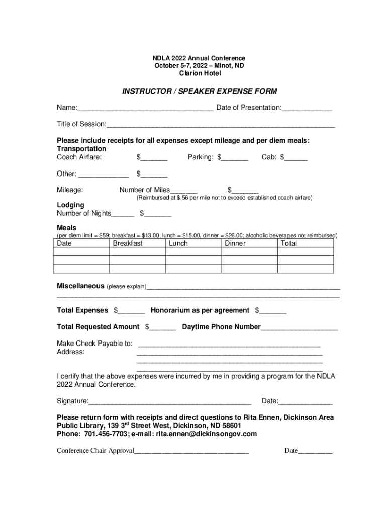 Fillable Online Attestation for Expenses Incurred on Behalf of Western ...