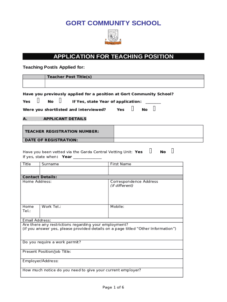 whitney iSD employment application for substitute teacher Doc Template ...