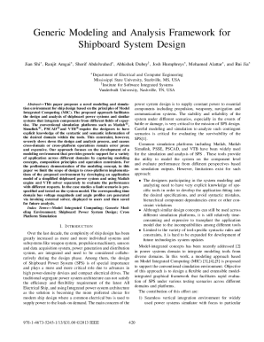 Fillable Online Generic modeling and analysis framework for shipboard ... Fax Email Print ...