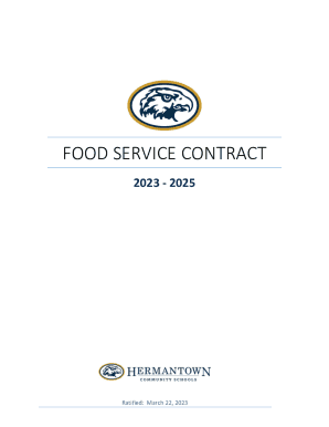 Fillable Online Food Service Master Agreement 2022-2025.docx Fax Email ...