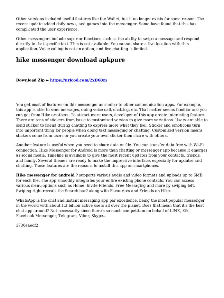 Fillable Online 10 Most Secure Messaging Apps - Best Encrypted Chat ... Fax Email Print - pdfFiller